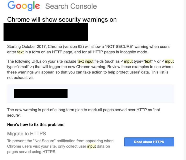 New Not Secure Warnings Stewart Media 